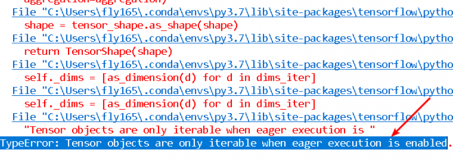 Fix Tensorflow Tfgetvariable Typeerror Tensor Objects Are Only Iterable When Eager 5665