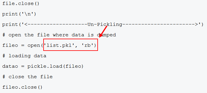 Create And Read Pkl File In Python Python Tutorial