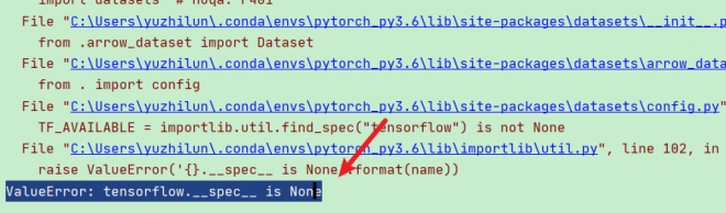Fix Valueerror Tensorflowspec Is None Error Pytorch Tutorial 4446